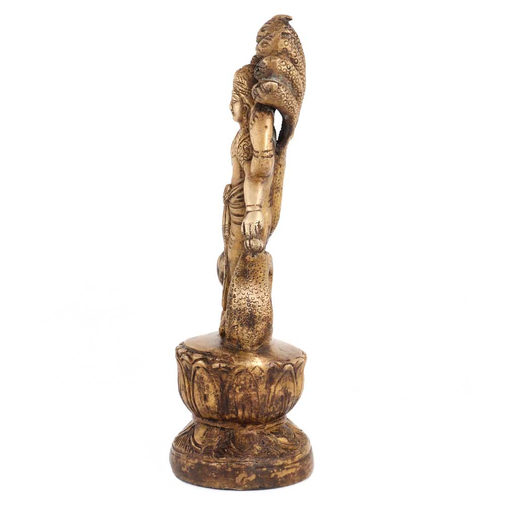 Brass Lord Vishnu Statue Or Idol Under Anant Naag