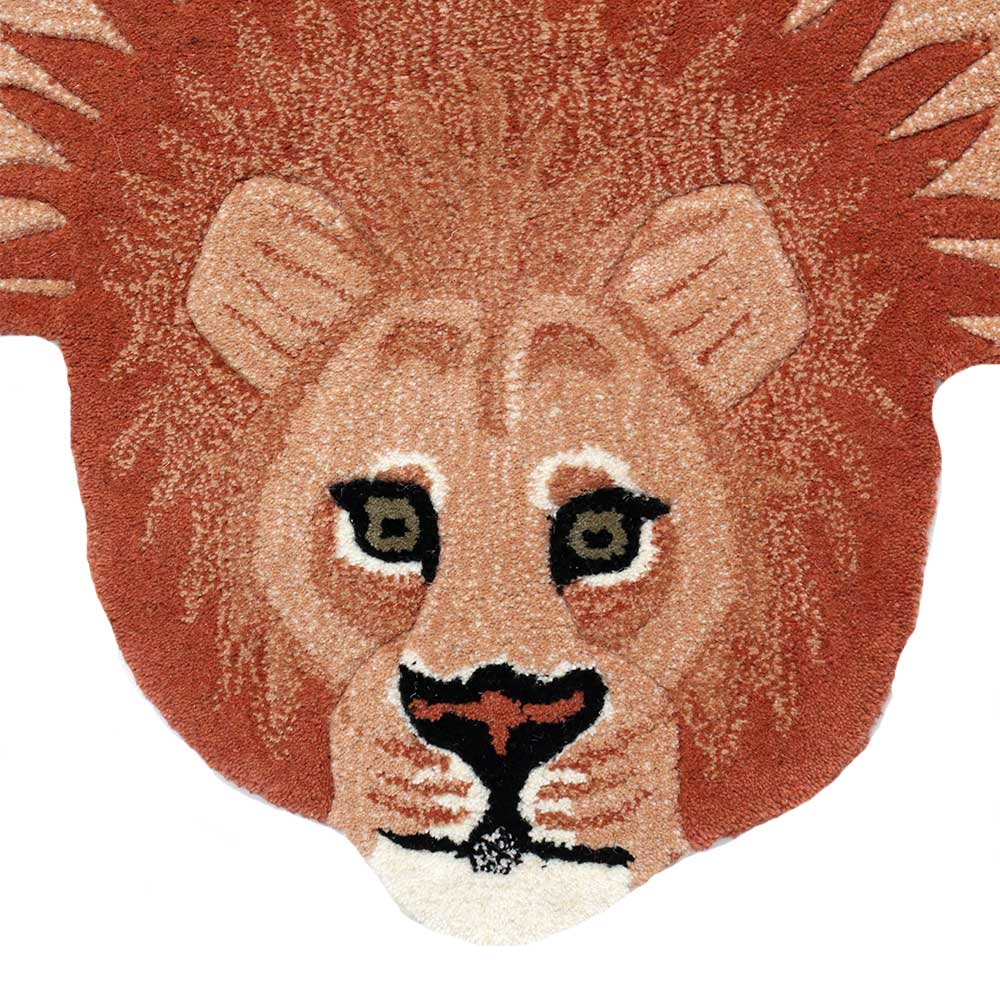 Rug Hand Tufted Pinky Lion Large Rug