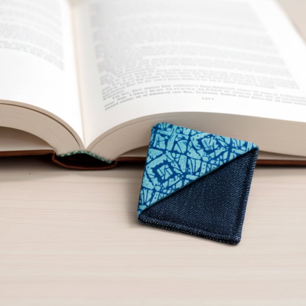 Buy Handmade Corner Style Fabric Bookmark